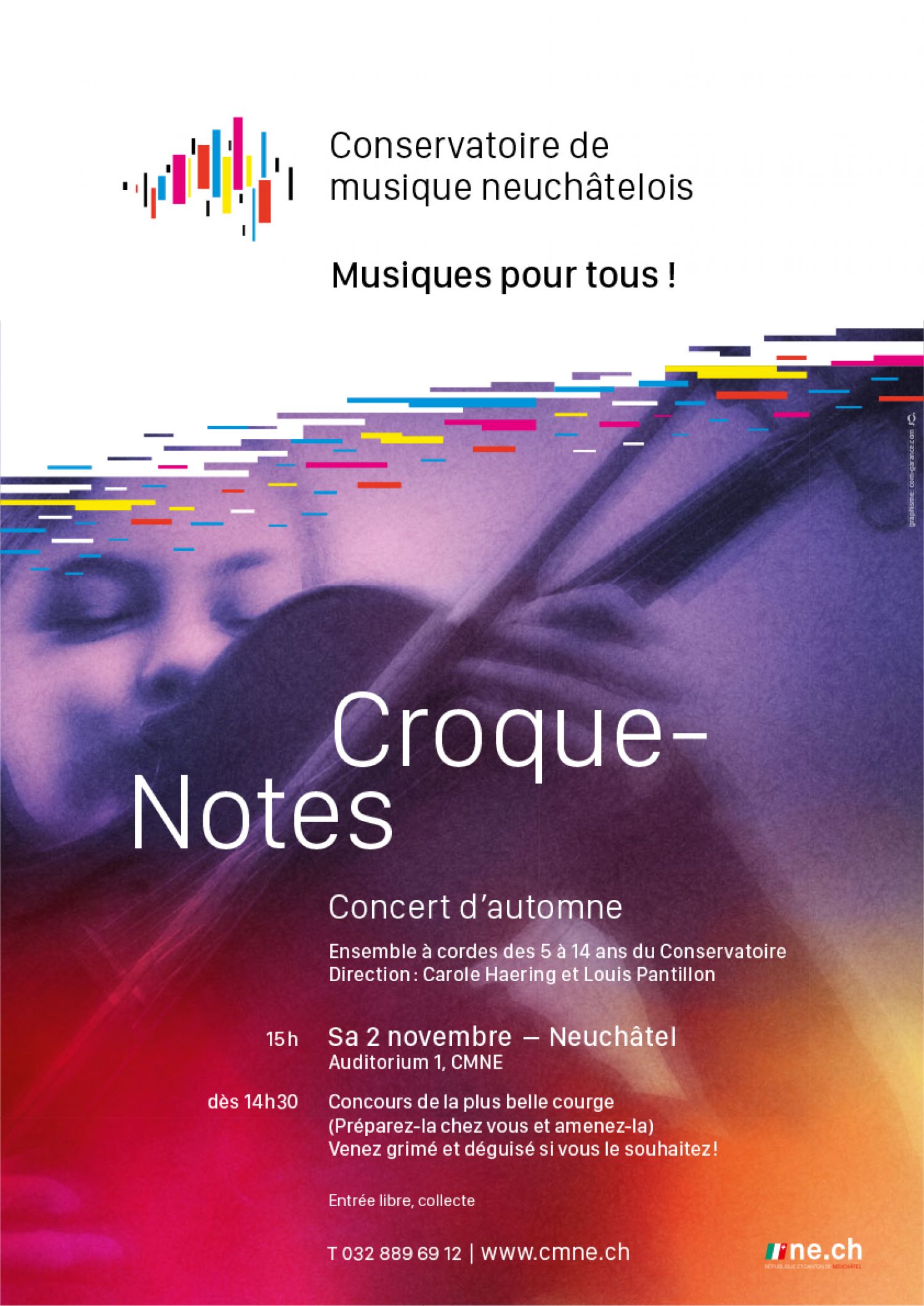 Concert d’automne des Croque-Notes - Ensemble à cordes des 5 à 14 ans ...